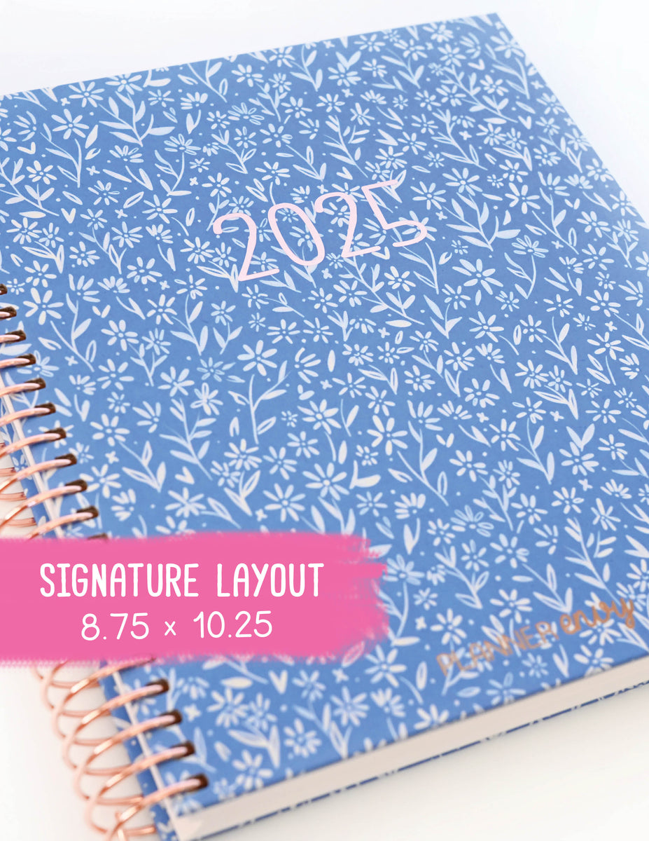 2025 Planner Horizontal Style Perfect For Planner Stickers & Weekly ...