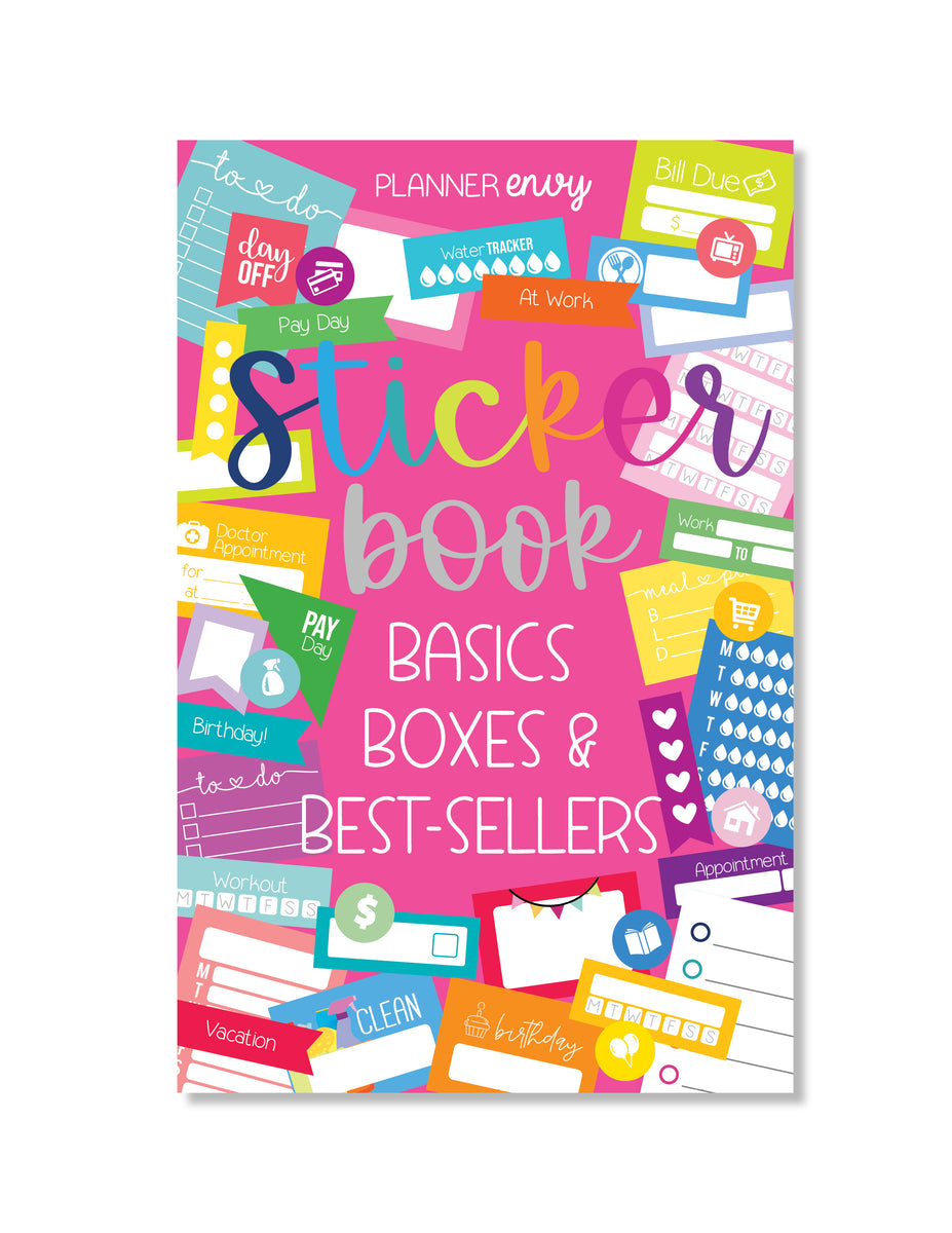 Planner Sticker Book - Functional Basics, Boxes & Bestsellers - 41 she ...