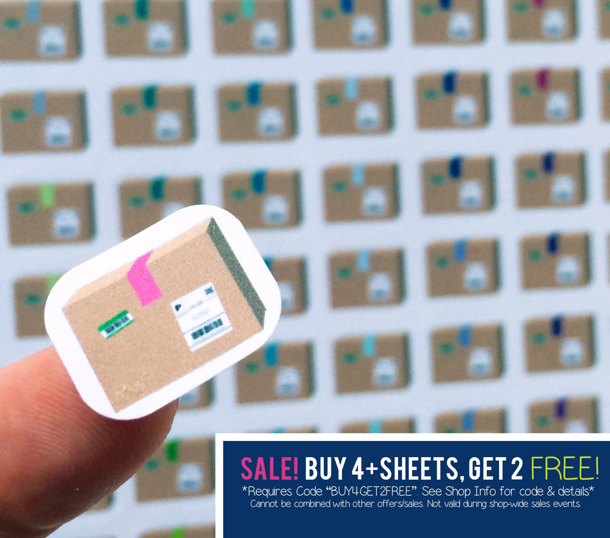 Delivery Package Shipment Planner Stickers To Be Used With Erin Condre ...